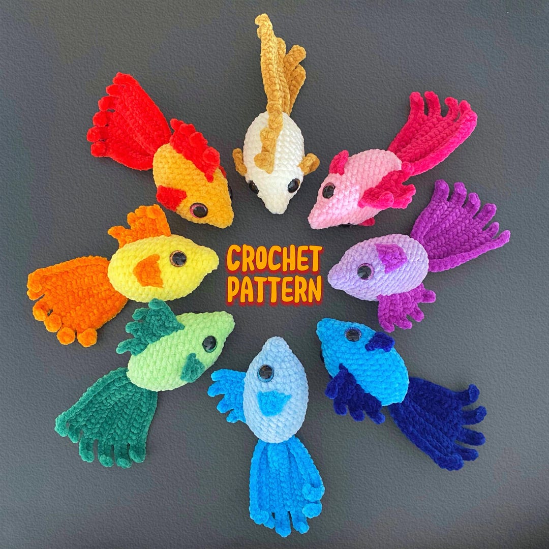 Wishy the Fish Crochet Pattern [english Only] - Etsy