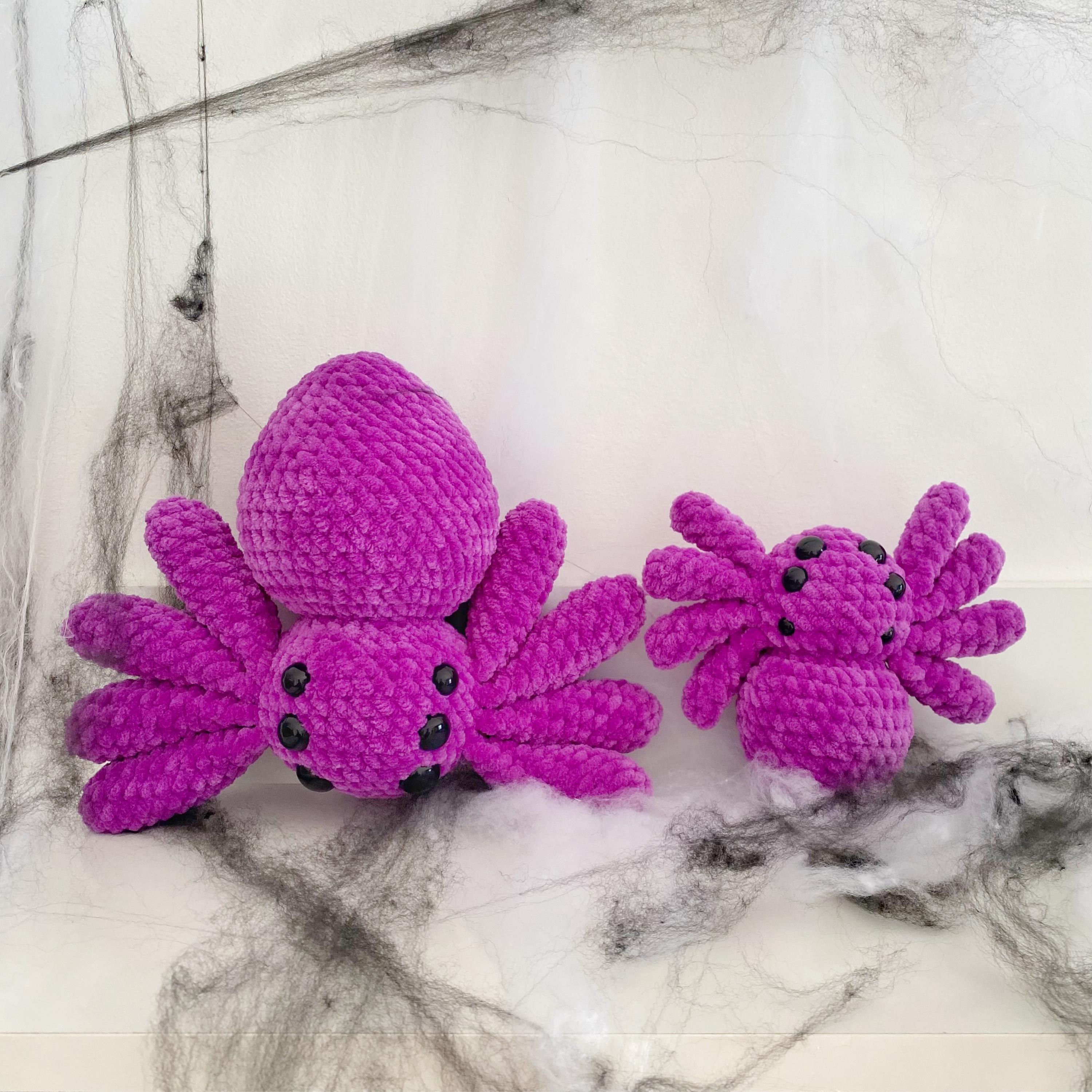 NO SEW 2in1 INKY the Spider Crochet Pattern [english Only], 2 Sizes Big ...