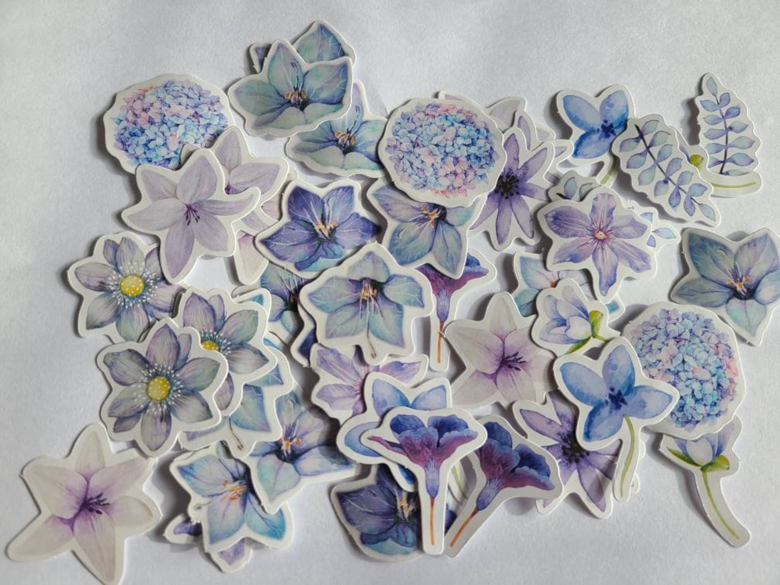45pcs Flower Sticker Pack Flower Stickers Journaling - Etsy