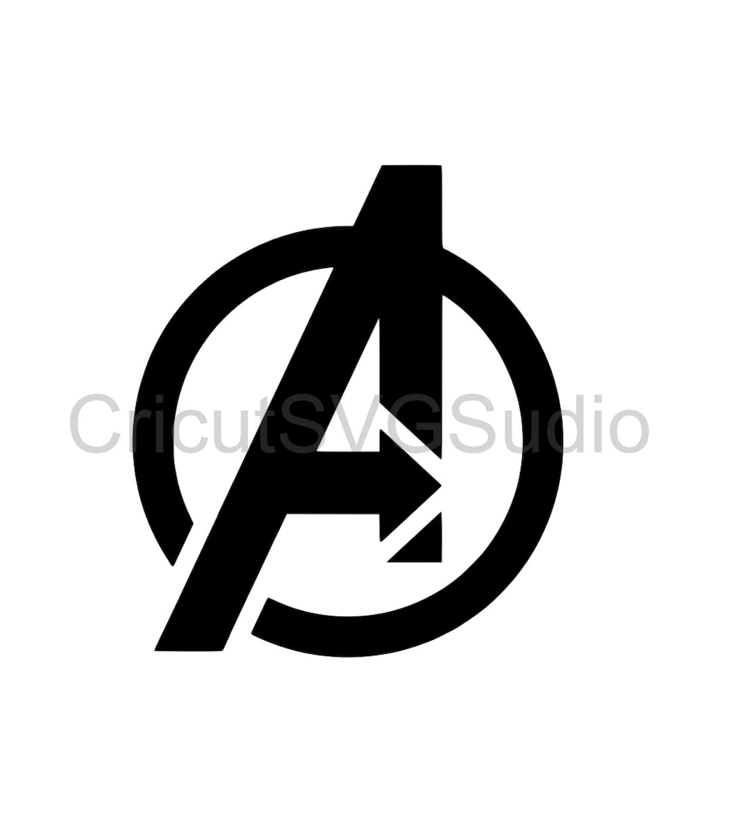 Avengers Logo SVG File - Etsy