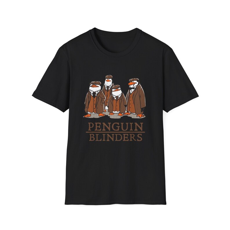 Penguin Blinders Peaky Blinders Series Unisex Soft Style Cotton Tee - Etsy
