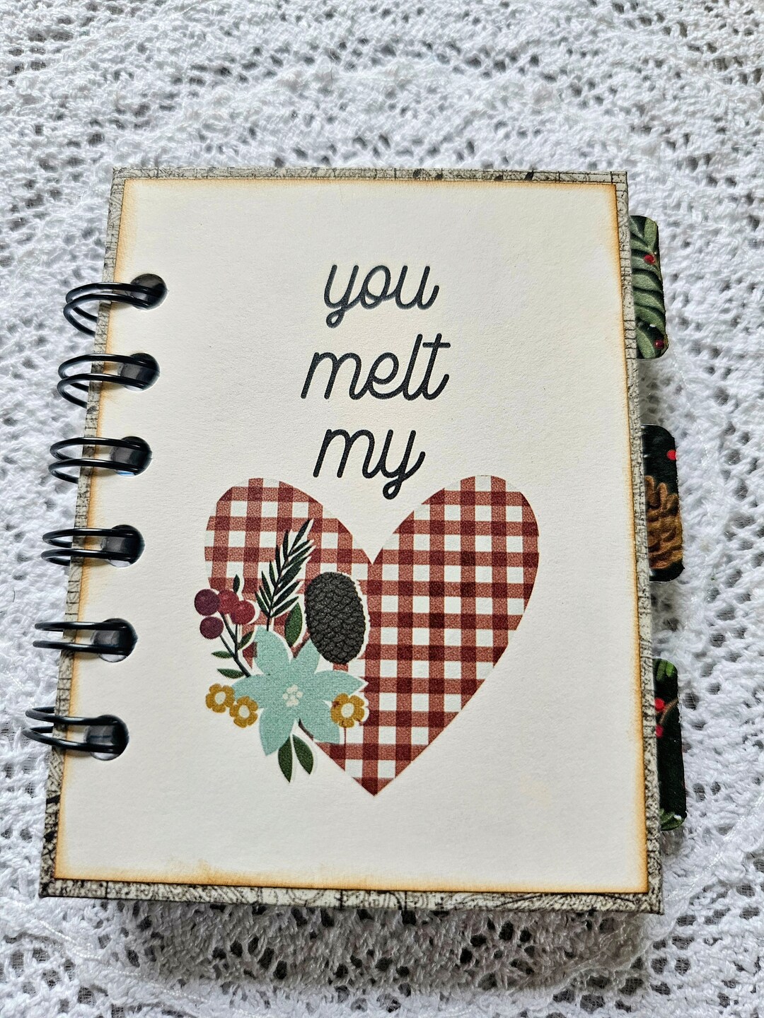 Mini Notebook, Dividers, Divided Notebook, Spiral Notebook - Etsy