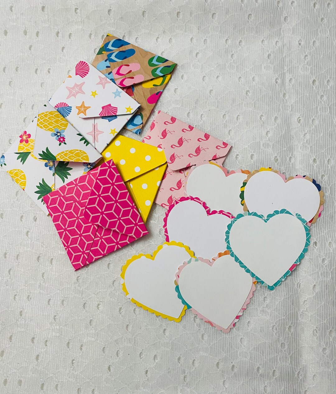 Lunch Box Notes, Scalloped Shaped Cards, Heart Shaped Cards, Journaling ...