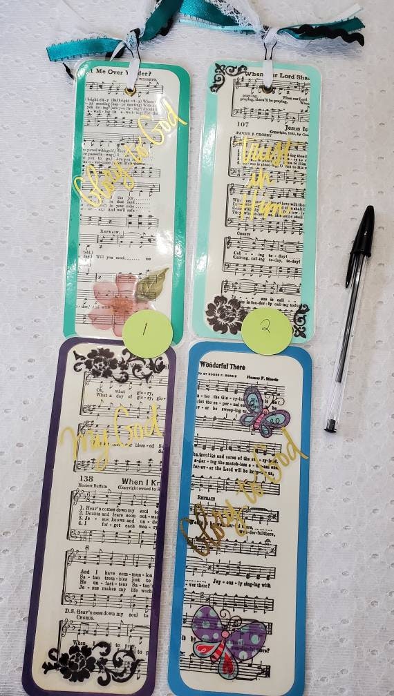 Bible Bookmarks Laminated Bookmarks Handmade Bookmarks - Etsy