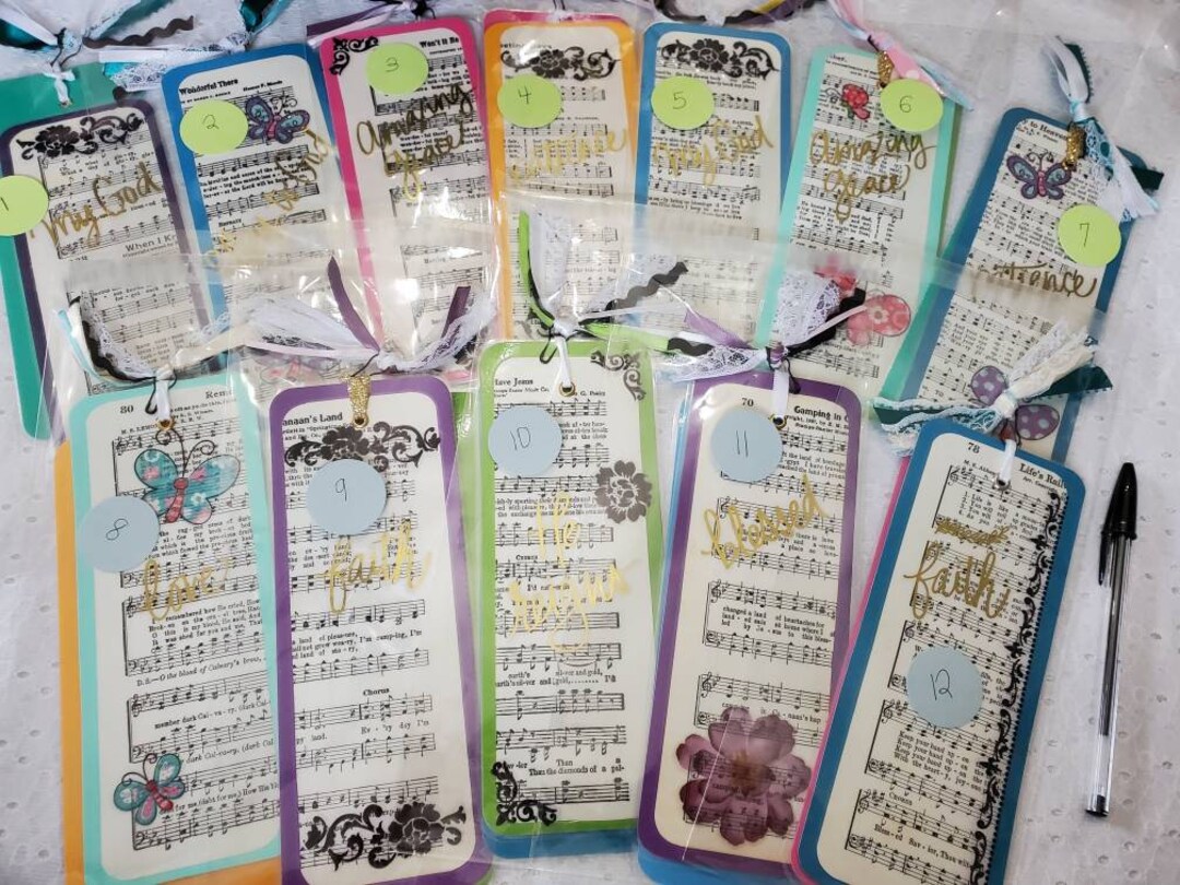 Bible Bookmarks, Laminated Bookmarks, Handmade Bookmarks, Laminated ...