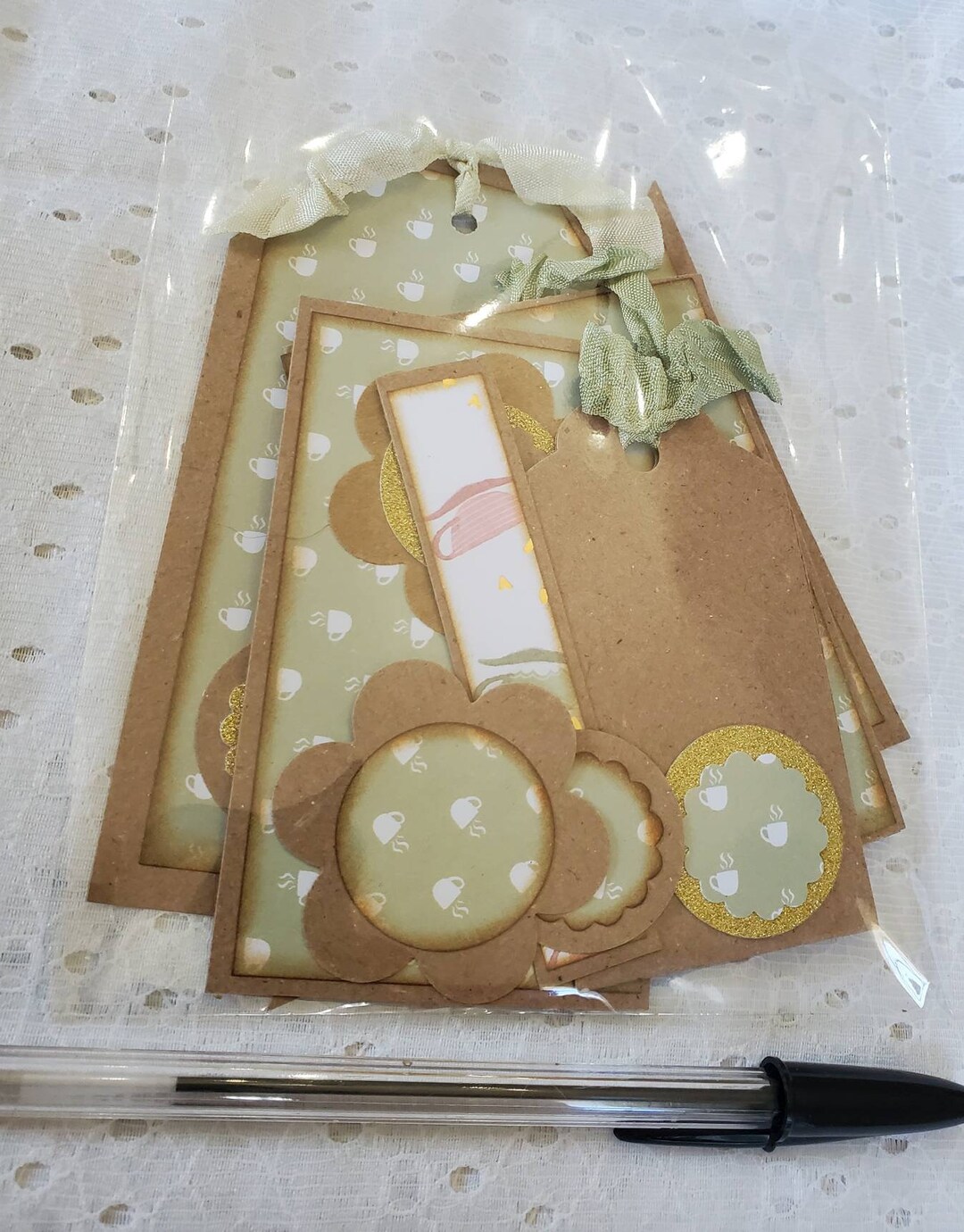 Coffee Themed Embellishments, Coffee Themed Ephemera, Journal ...