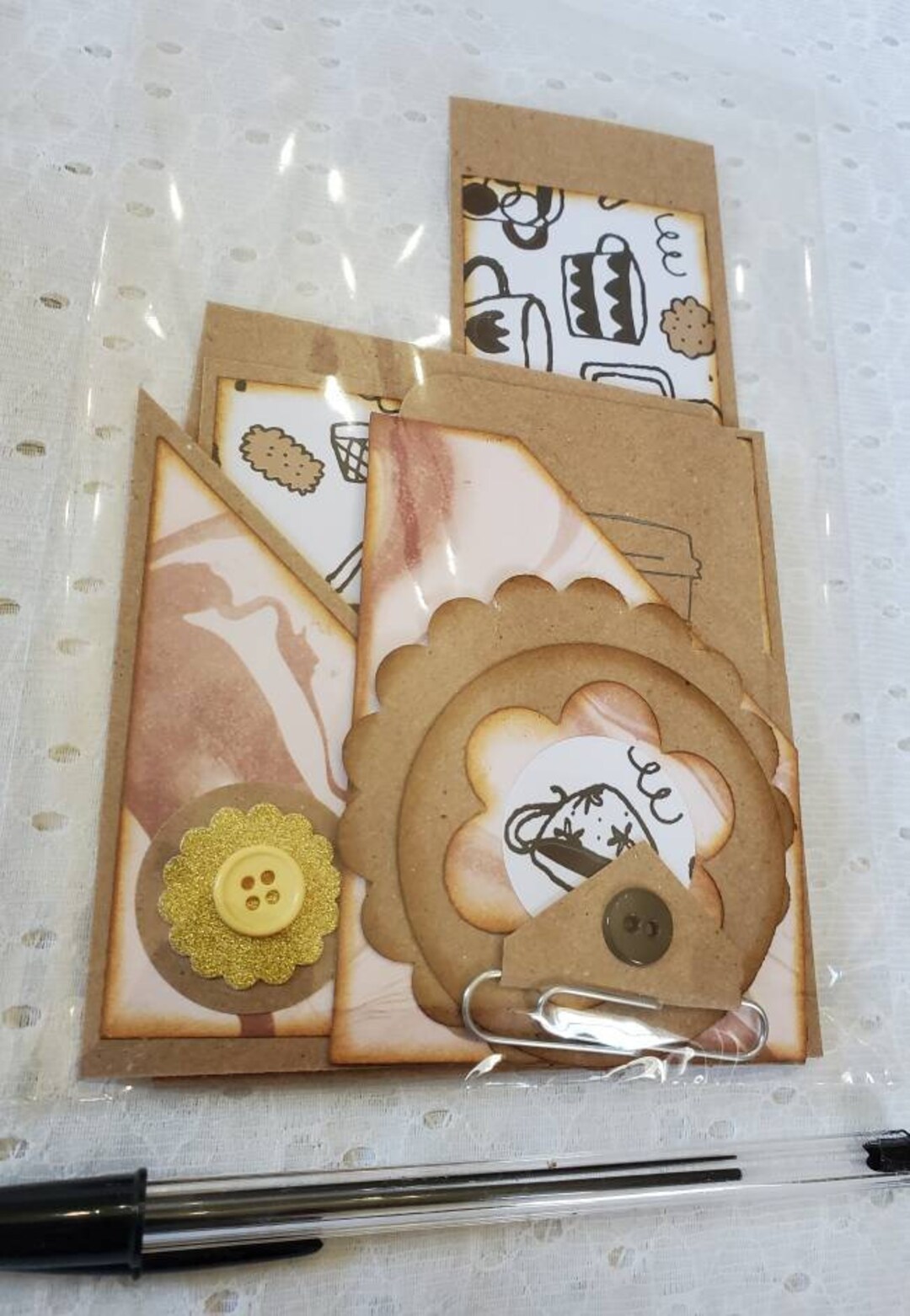 Coffee Themed Embellishments, Coffee Themed Ephemera, Journal ...