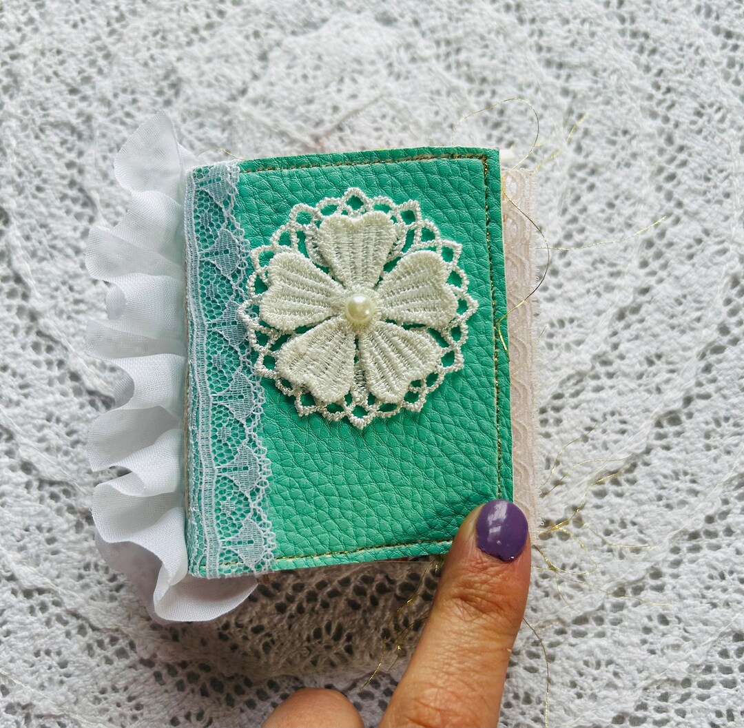 Mini Junk Journal, Tiny Junk Journal, Faux Leather Junk Journal ...