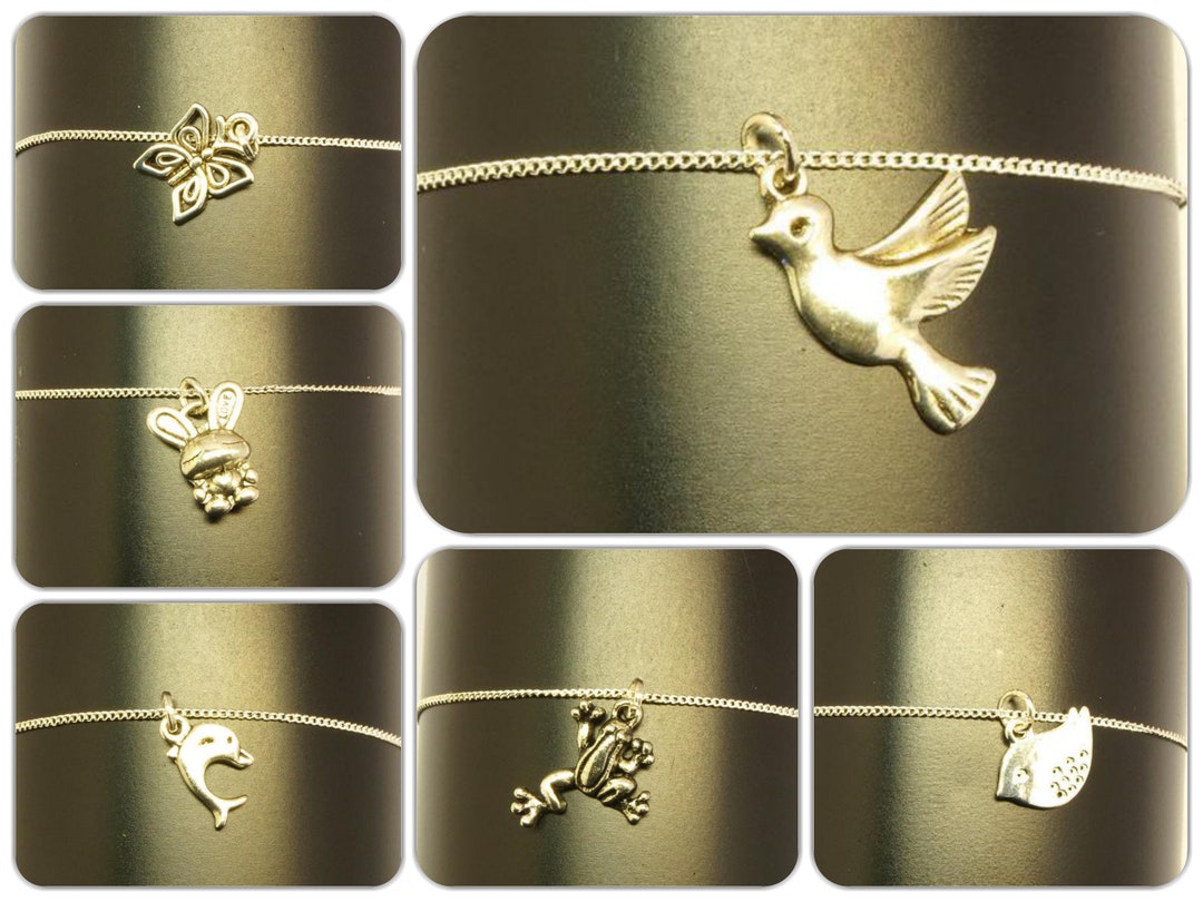 Bracelets of Choice With Pendant Animal Pigeon Bird Sparrow Rabbit ...