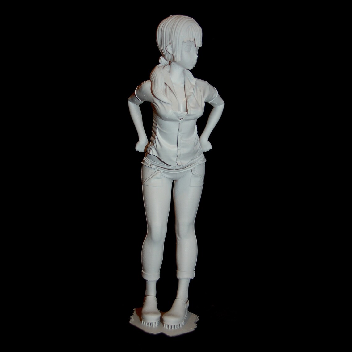 Zimijiri Musume 2 Anime Girl Garage Kit | Etsy