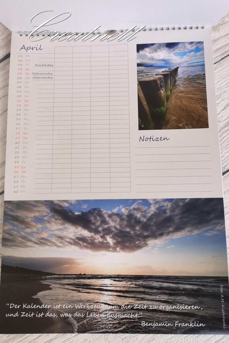 Kalender 2026 Familienplaner Familienkalender 4 Spalten Kalender Zitate ...