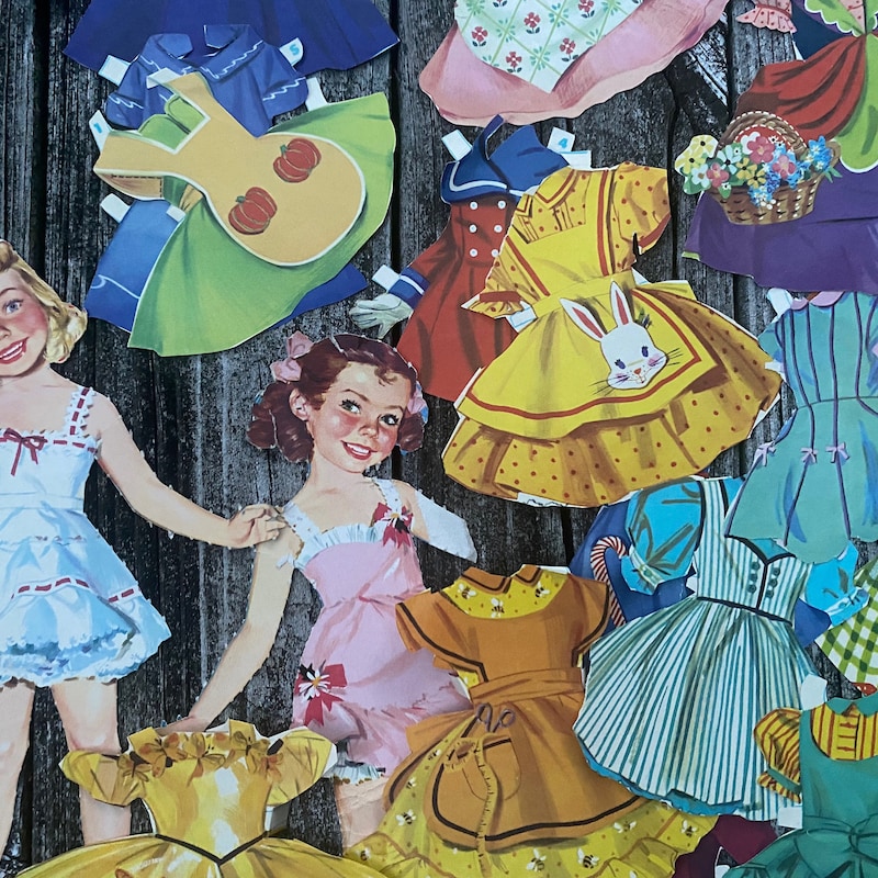 1950s Paper Dolls - Etsy
