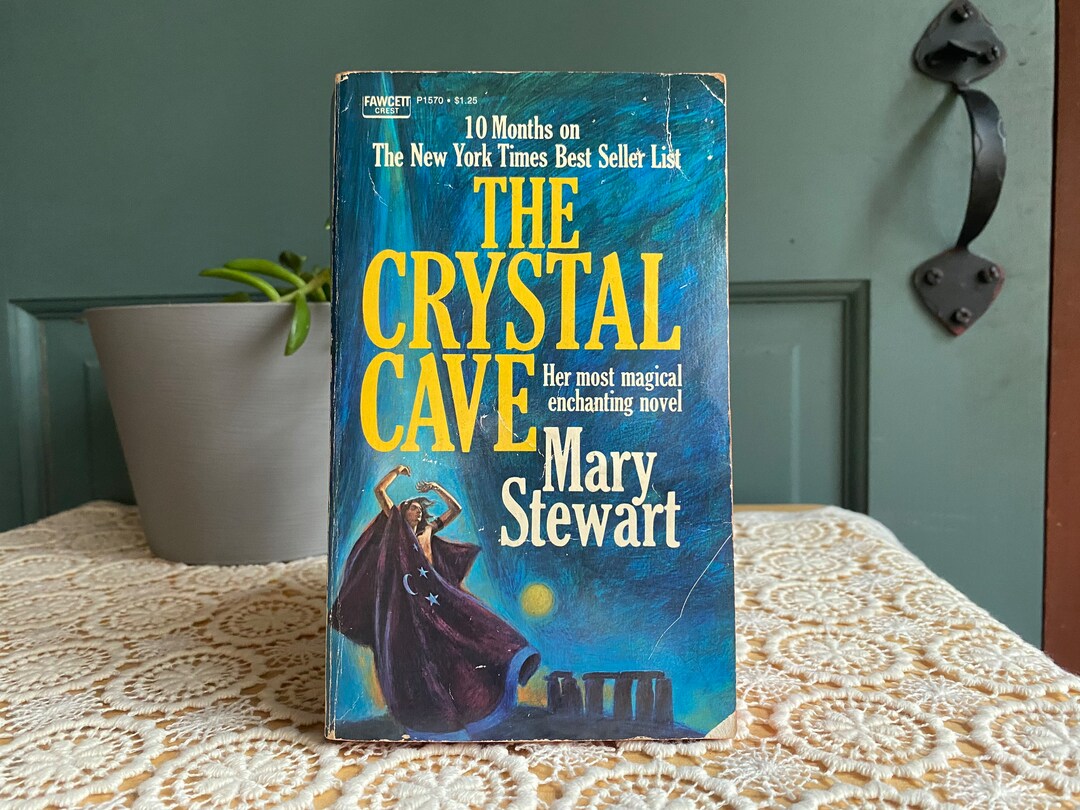 The Crystal Cave by Mary Stewart | Vintage Paperback Book Fawcett Crest ...