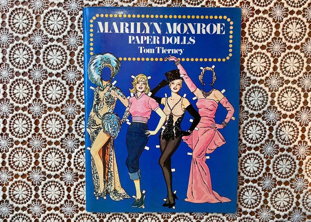 Marilyn Monroe Paper Dolls • Tom Tierney Paper Dolls Uncut Paper Dolls ...