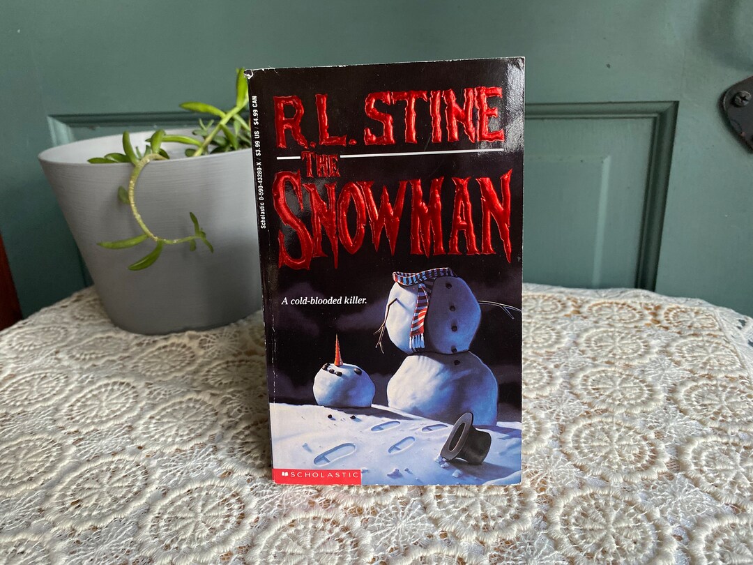 The Snowman by R. L. Stine • Scholastic Teen Horror Paperback Fiction ...