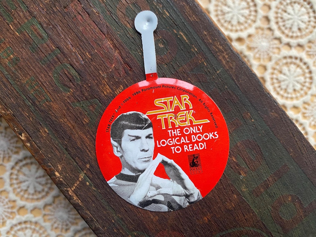 STAR TREK the Only Logical Book to Read Spock Tin Fold Over Tab ...