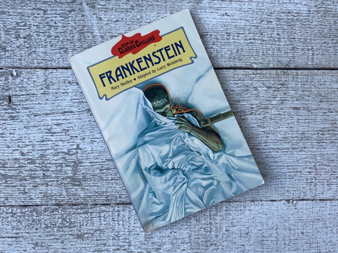 Vintage 1989 Step-up Classic Chillers Frankenstein Paperback | Kids ...