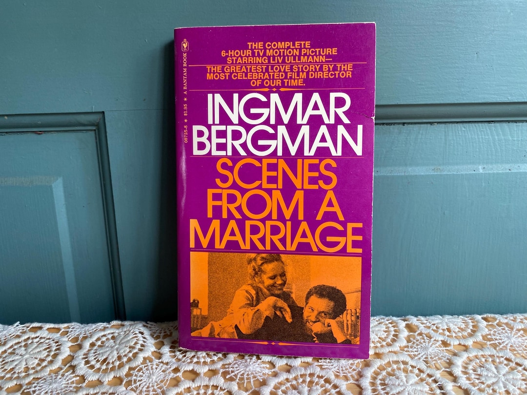 Ingmar Bergman’s Scenes From a Marriage • Vintage Paperback Book - Etsy