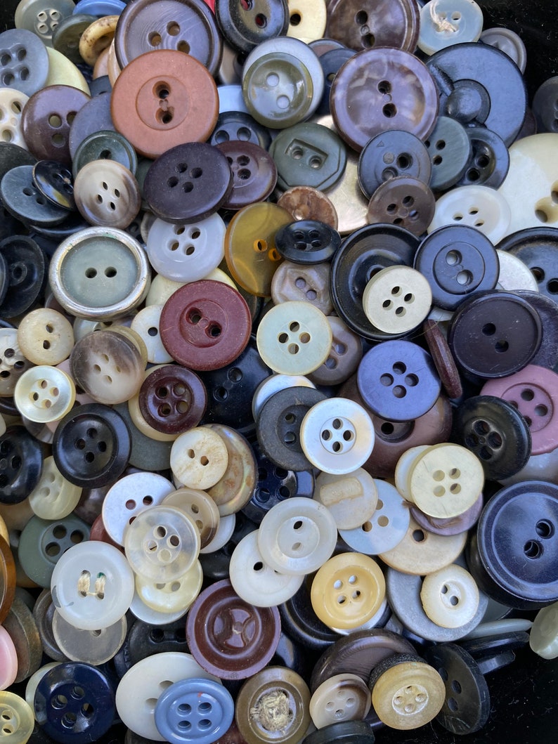 Button / Wooden Spool Thread Lot Spools for Crafting Vintage - Etsy