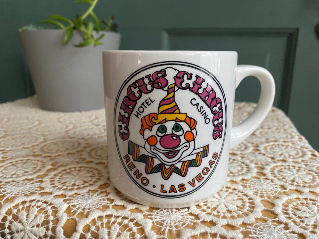 Clown Mug CIRCUS CIRCUS Reno / Las Vegas Nevada | Vintage Hotel Motel ...