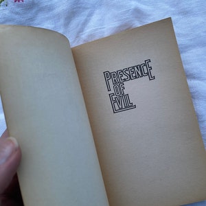 Presence of Evil by Ian Moffitt AKA Alt Title the Colour Man - Etsy