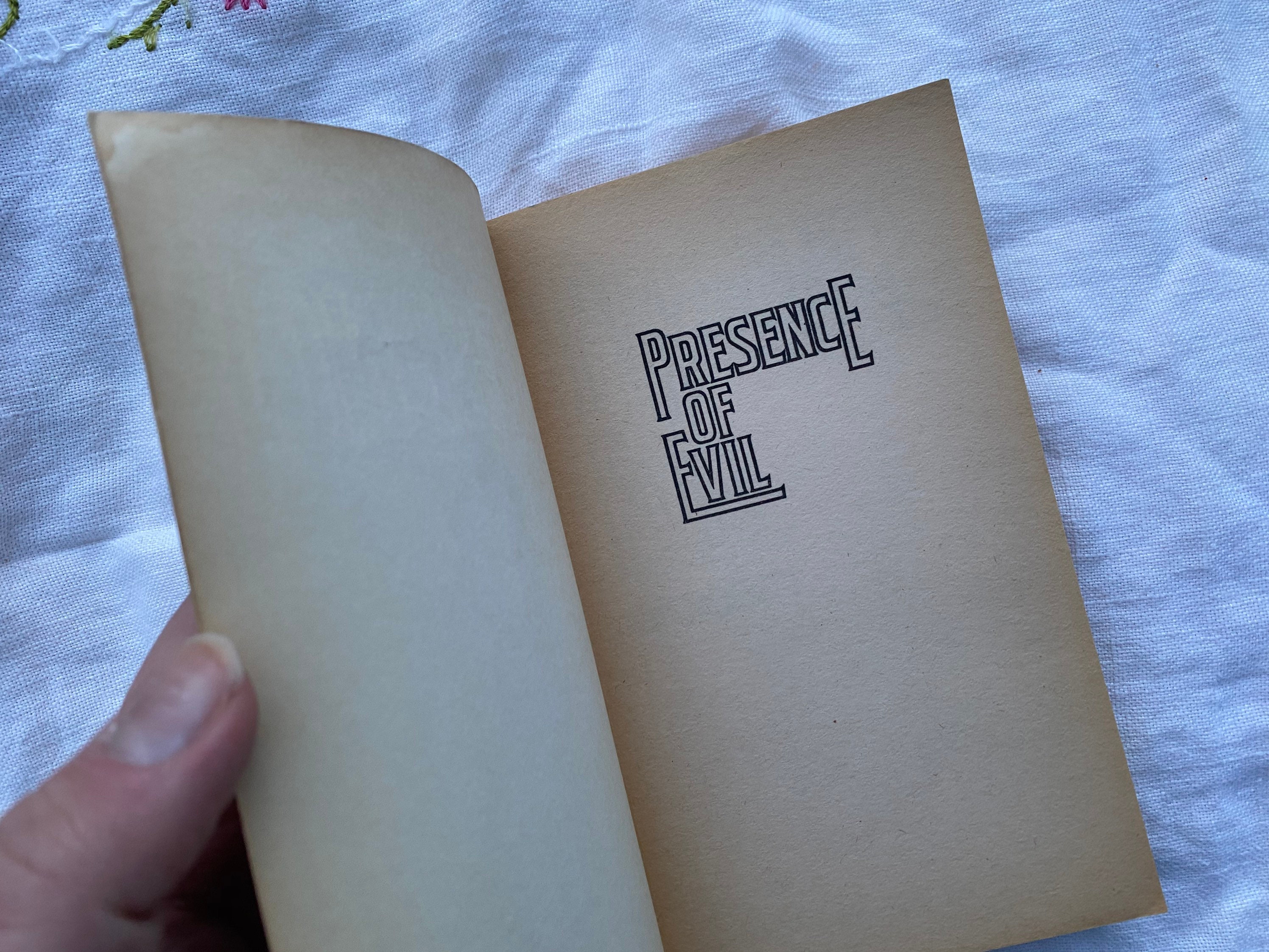 Presence of Evil by Ian Moffitt AKA Alt Title the Colour Man - Etsy