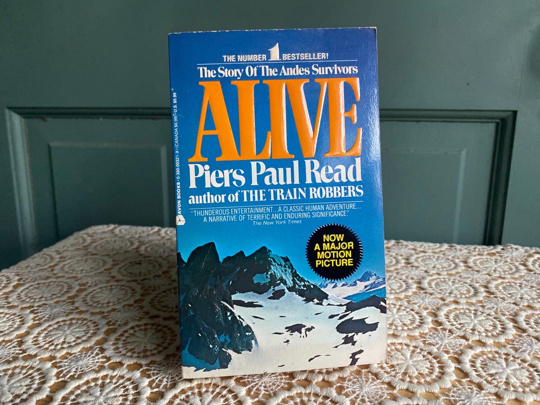 Alive by Piers Paul Read | Vintage Movie-tie in Avon Books Paperback ...