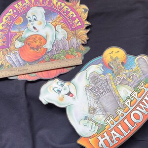 1997 Beistle Ghosts Die Cut Decor Pair Vintage Halloween Die Cuts - Etsy