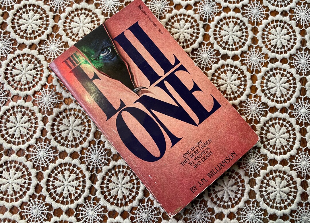 The Evil One by J.N. Williamson - 1990s Zebra Horror Paperback | Worn ...