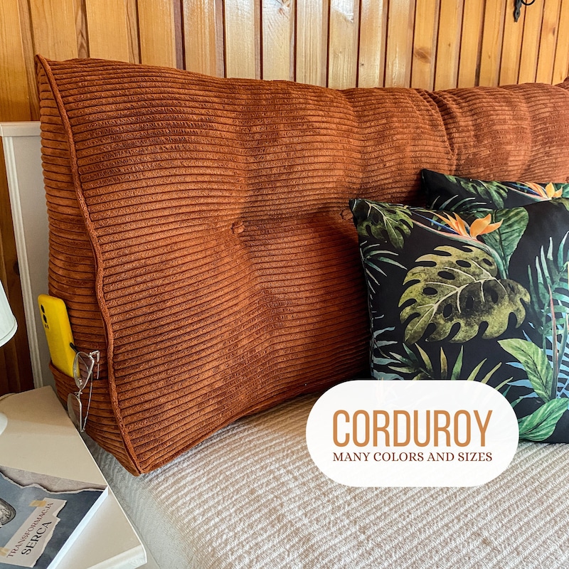 Triangle Bed Cushions - Etsy UK