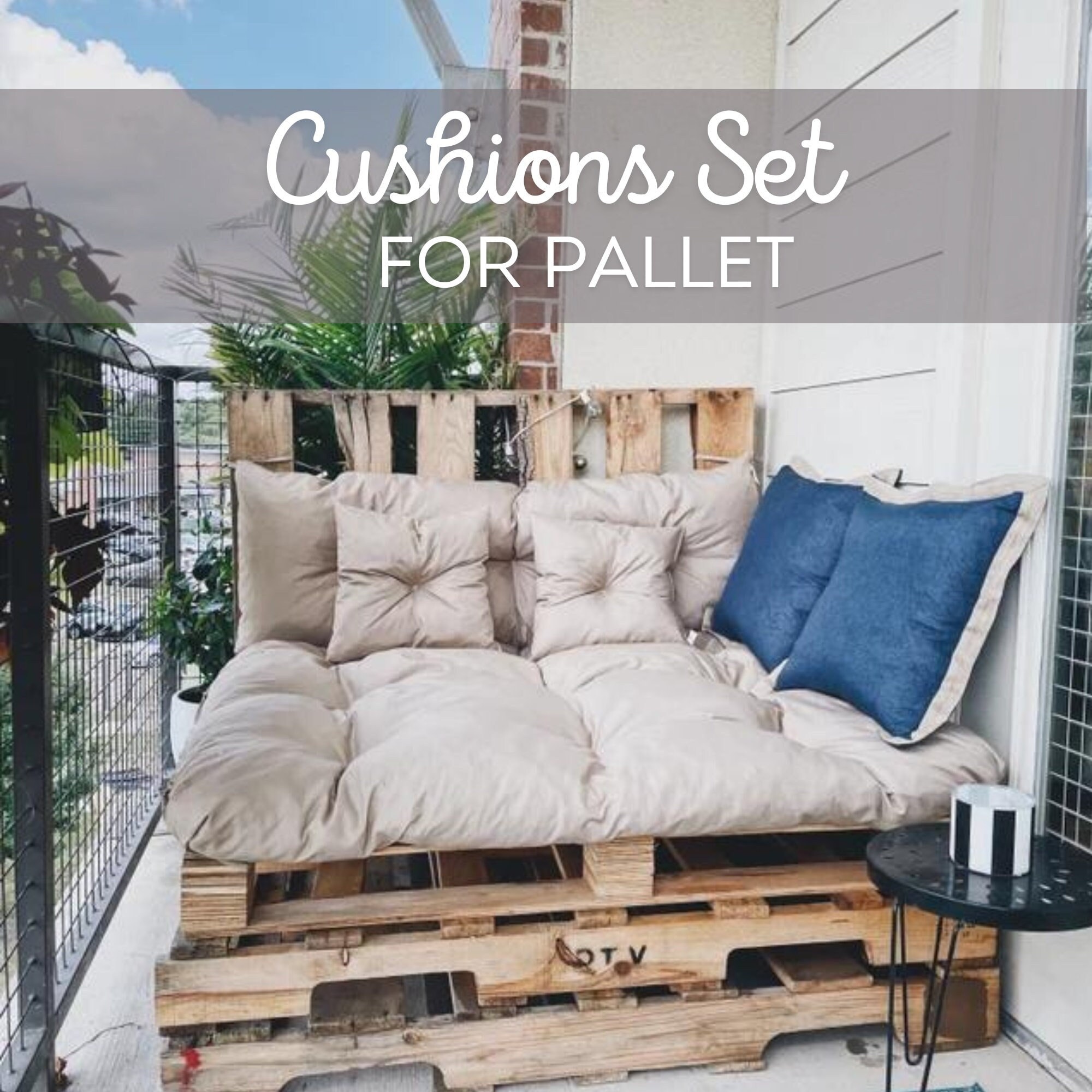Pallet balcony couch store