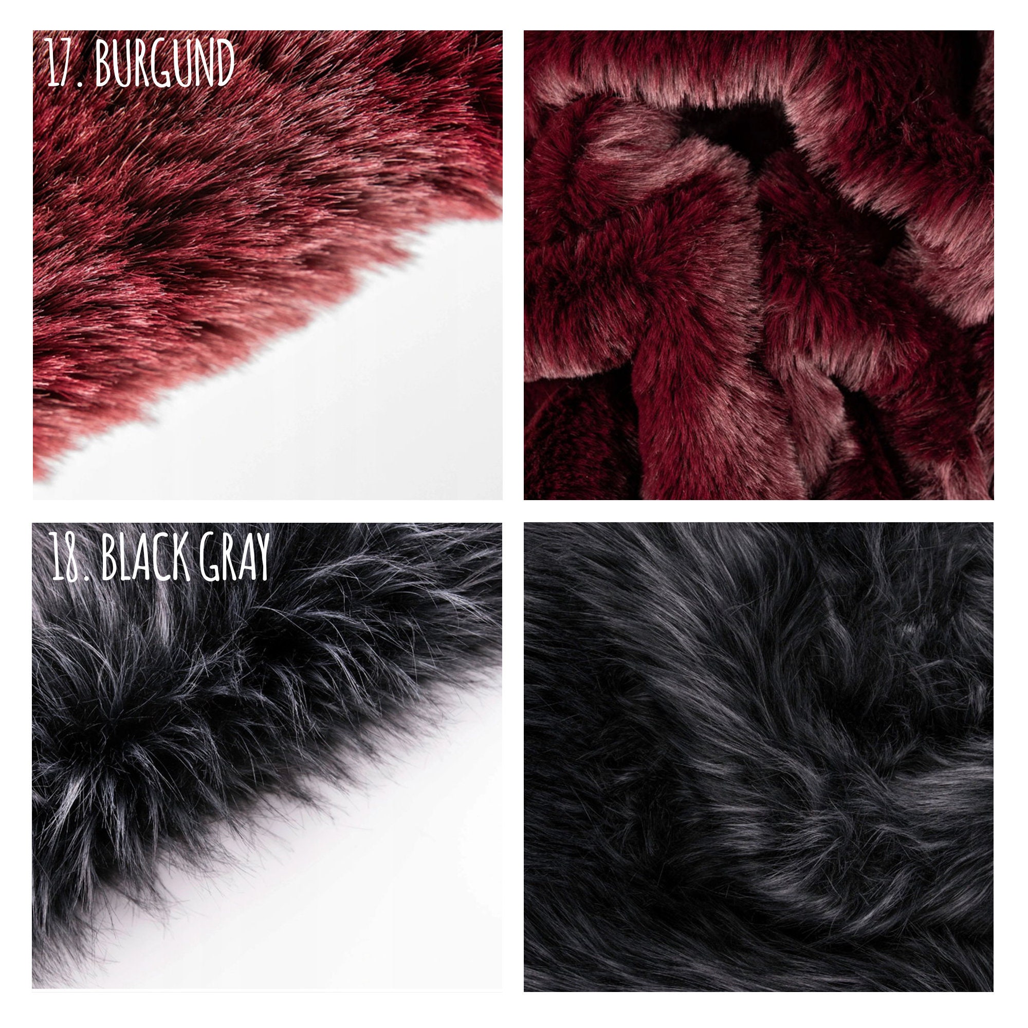 FAUX FUR FABRIC Smooth Soft Fabric Fabric for Clothes and - Etsy