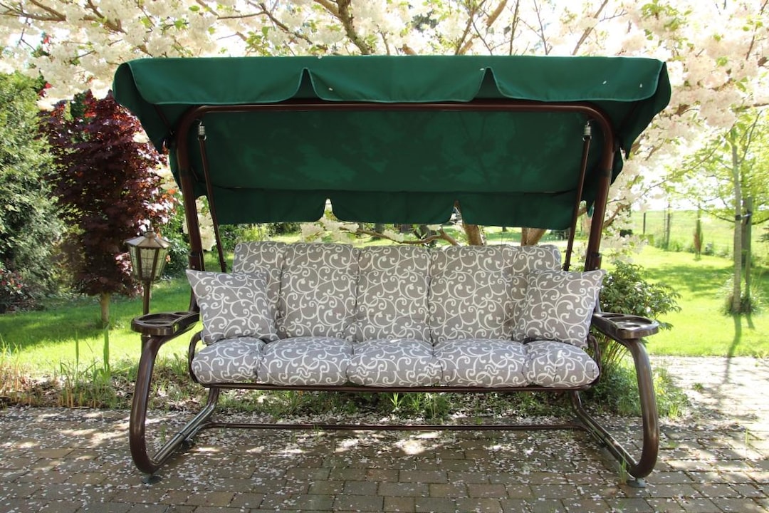 Outdoor Swing Cushions | CUSHIONS ONLY | Durable Swing Cushion ...