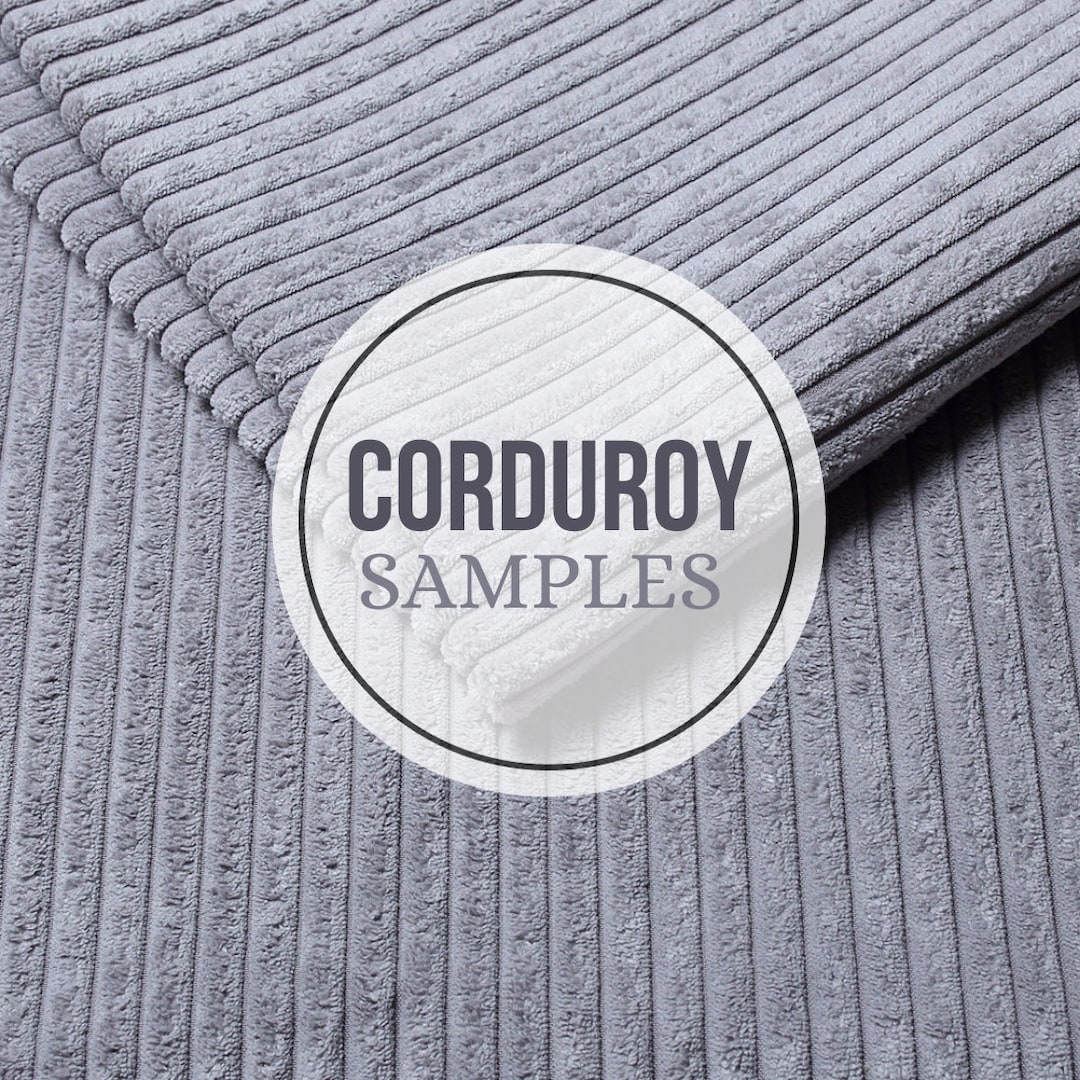 Corduroy FABRIC SAMPLES - Etsy
