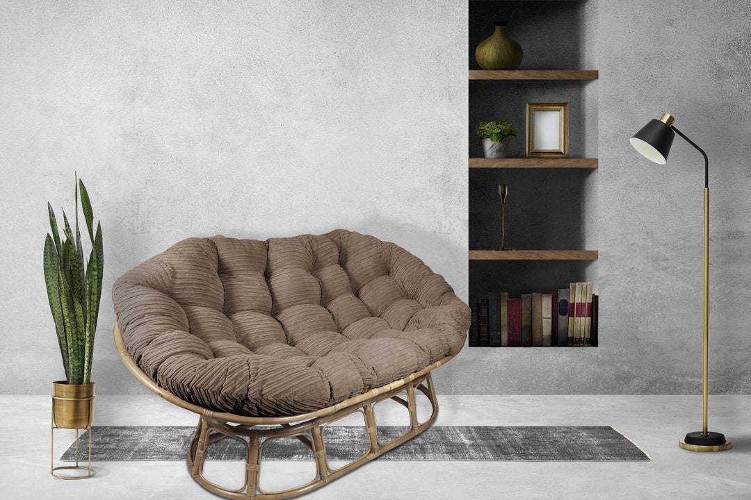Double Papasan Corduroy Cushion Replacement Mamasan Chair - Etsy