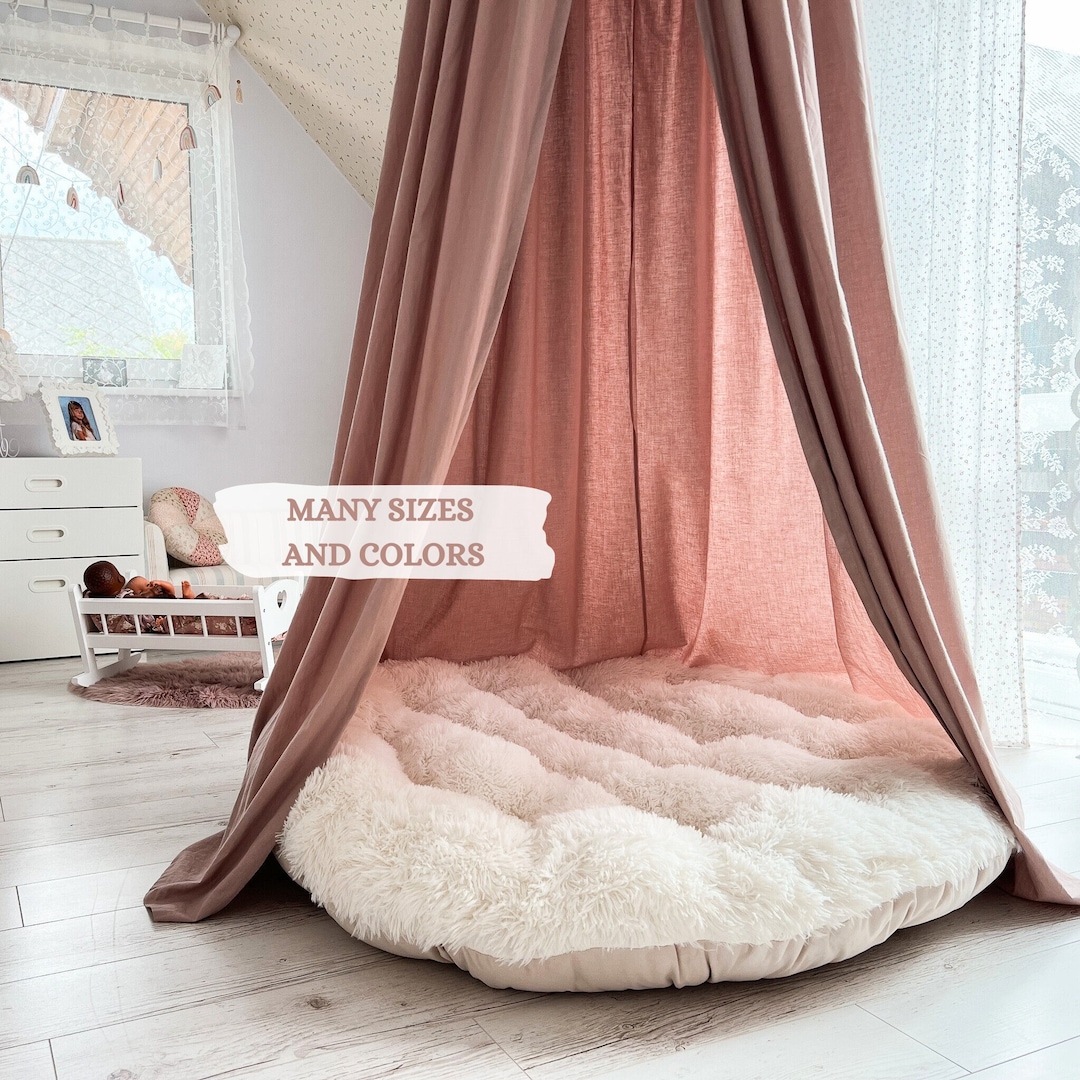 Fluffy Floor Cushion Seating Custom Floor Cushion Shaggy - Etsy