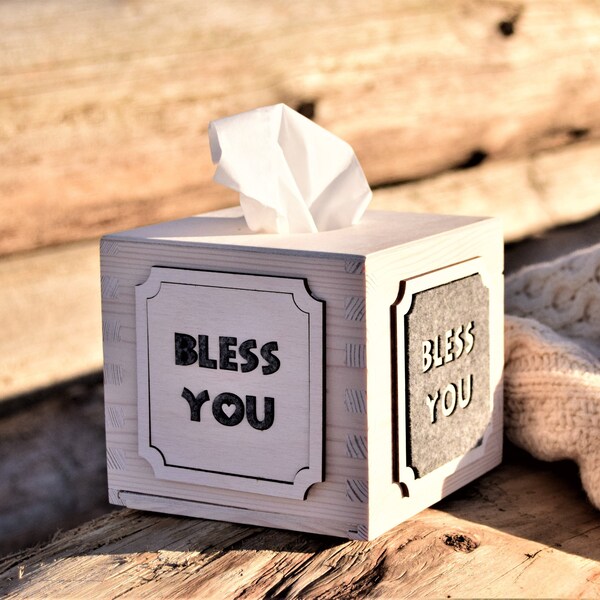 Bless You Tissue Box - Etsy