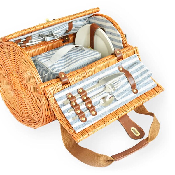 Wicker Picnic Basket - Etsy