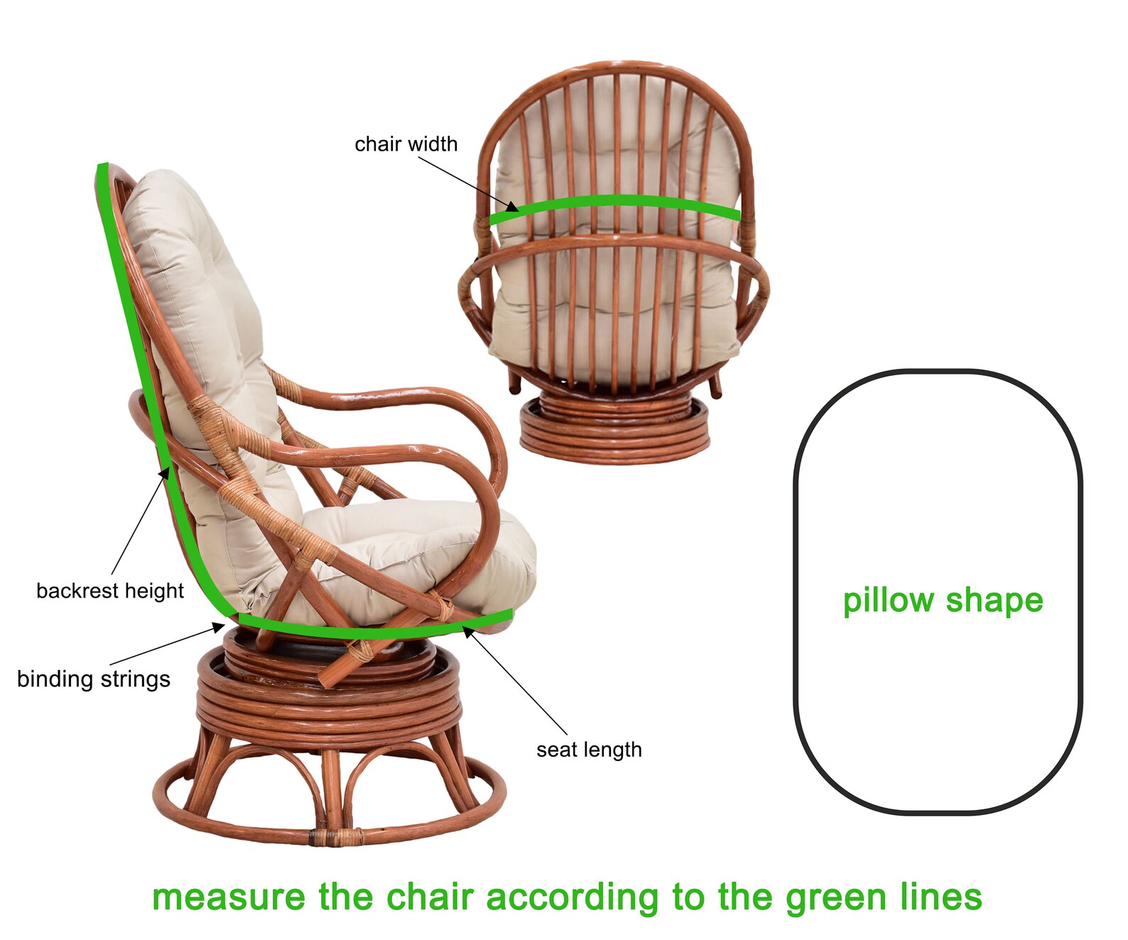 Sheepskin Removable Cover With Ties + Inner Cushion | Soft Fur Seating ...