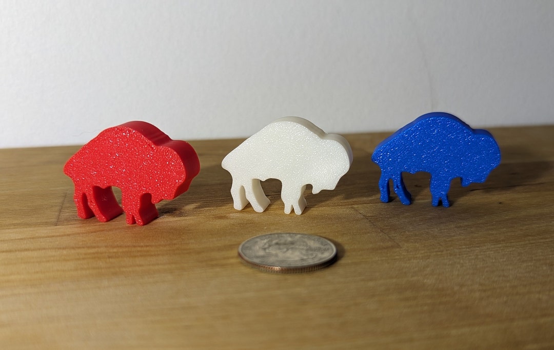 Standing Buffalo Figurines - Etsy