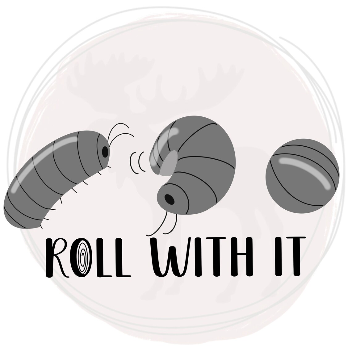 Roll With It - Roly Poly PNG for DTF, Sublimation and More (rollie ...