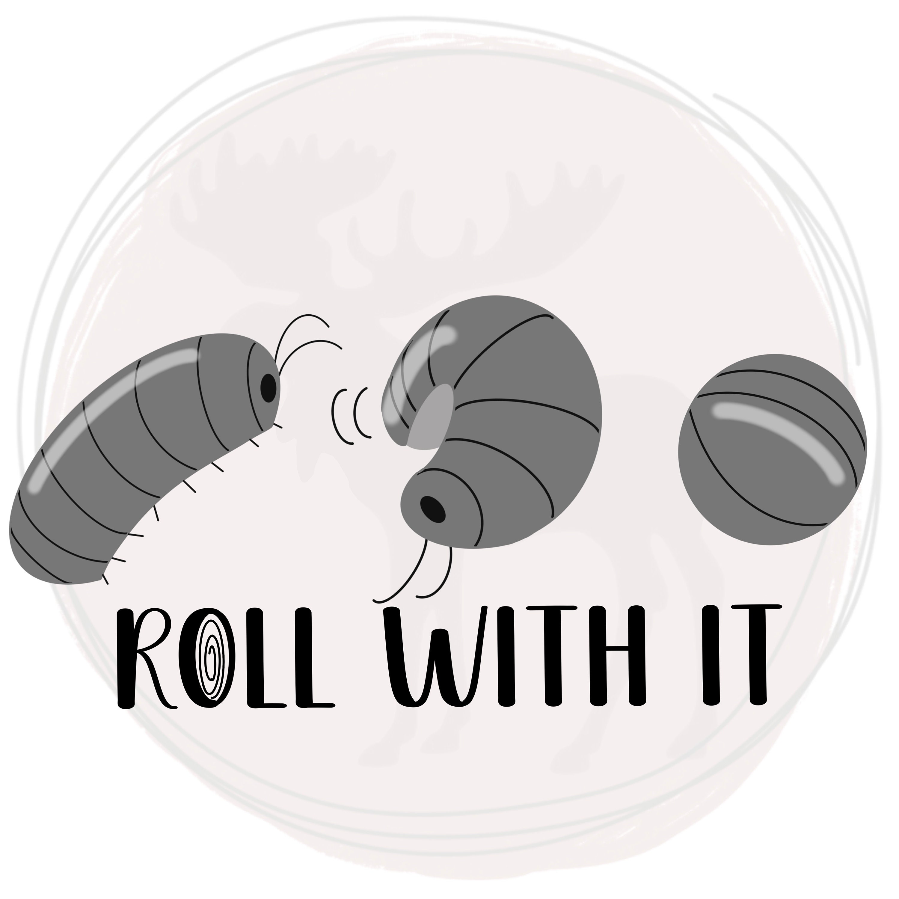 Roll With It - Roly Poly PNG for DTF, Sublimation and More (rollie ...