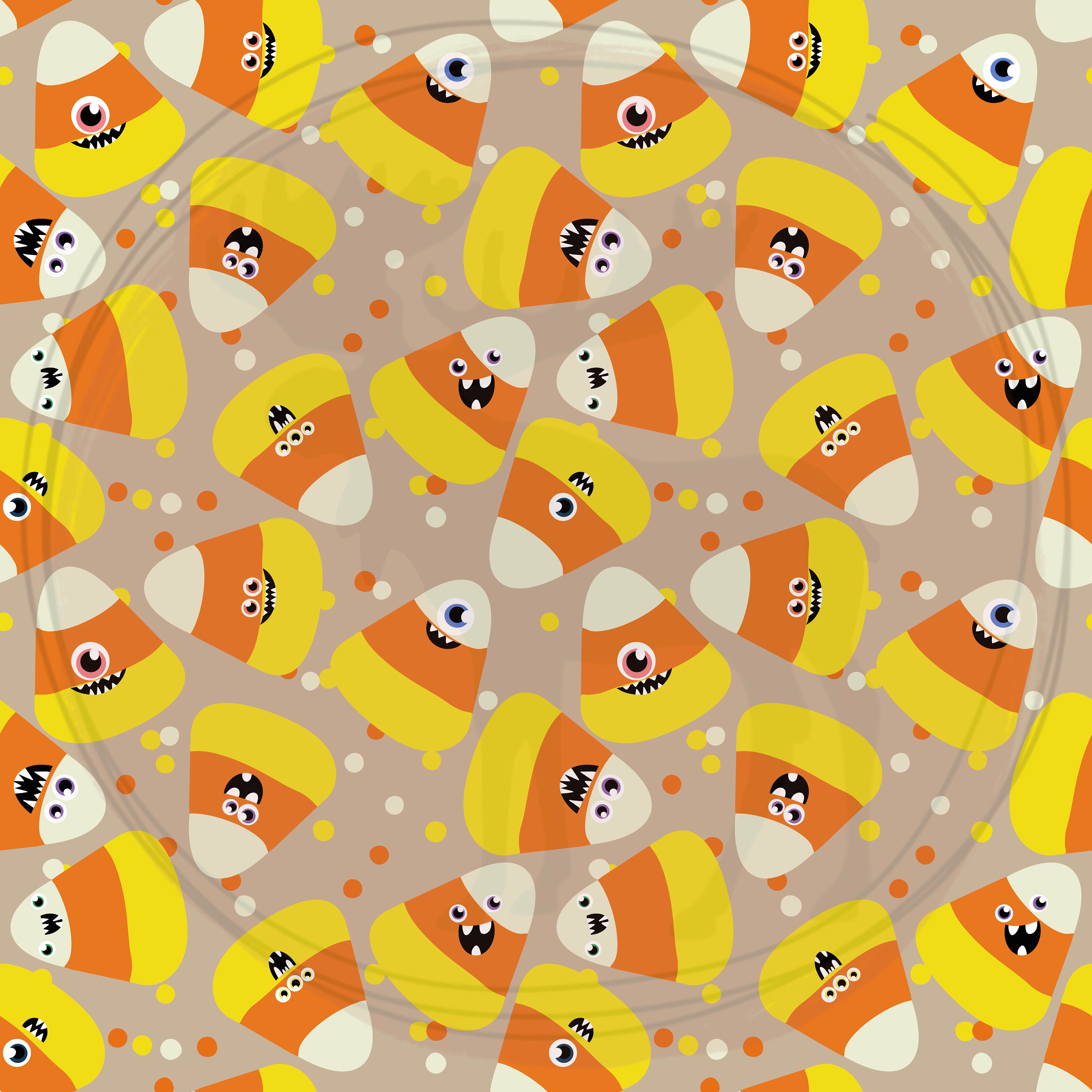 Candy Corn Monsters Digital Seamless File for Fabric Printing, DTF, Sublimation and More - Etsy