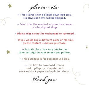 PRINTABLE Floral Happy Birthday Handwritten Script Flowers - Etsy