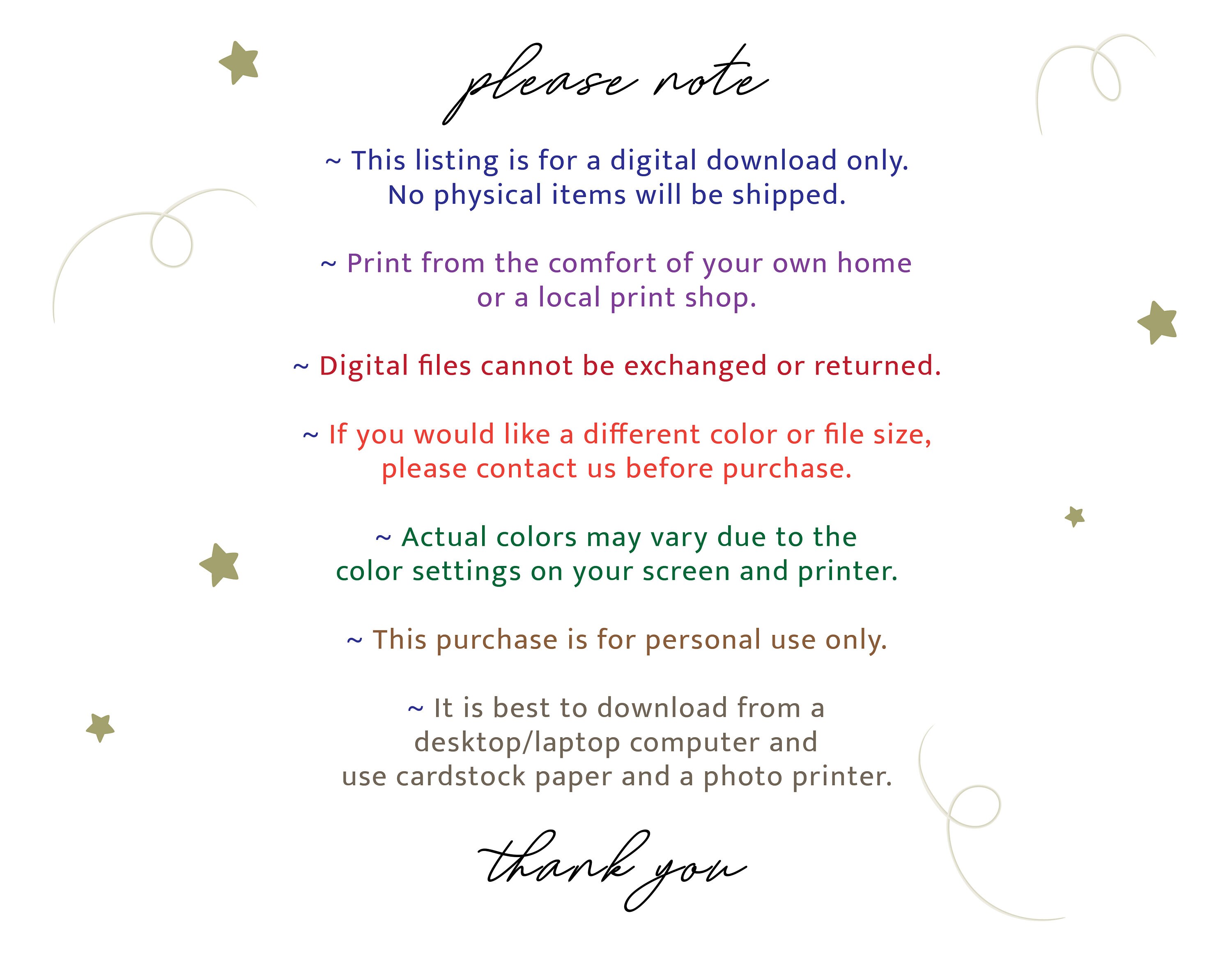 PRINTABLE Floral Happy Birthday Handwritten Script Flowers - Etsy