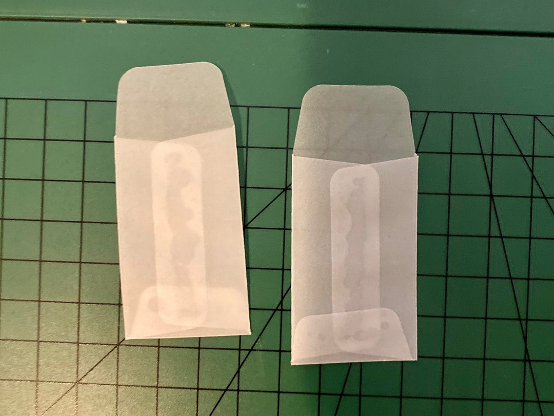 10 Tiny Vellum Coin Envelopes - Etsy