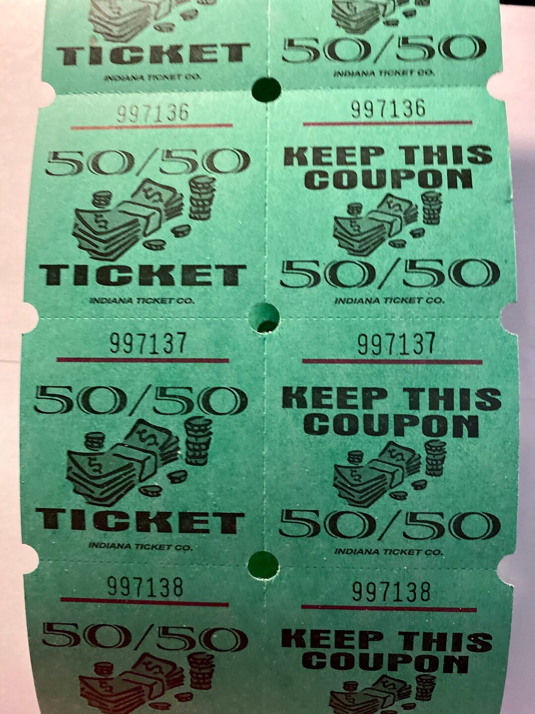 20 Old 2 Part Tickets - Etsy