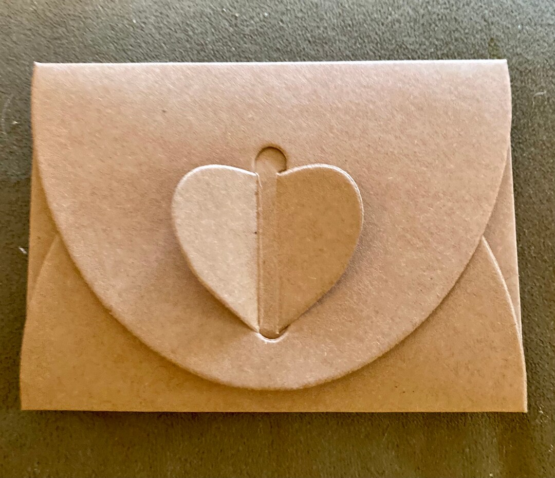 16 Mini Envelopes Made of Thick Craft Paper. - Etsy