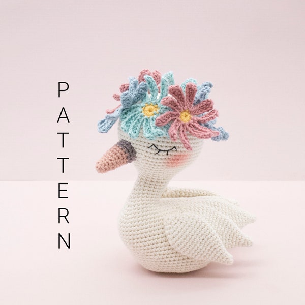 Crochet Swan - Etsy