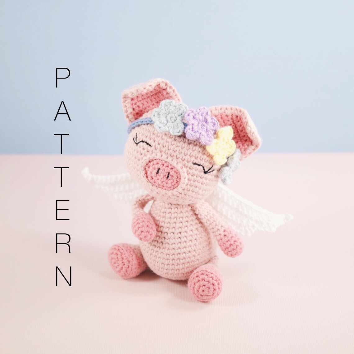 Amigurumi Crochet Pattern Pippa the Pig Angel ENGLISH ONLY | Etsy